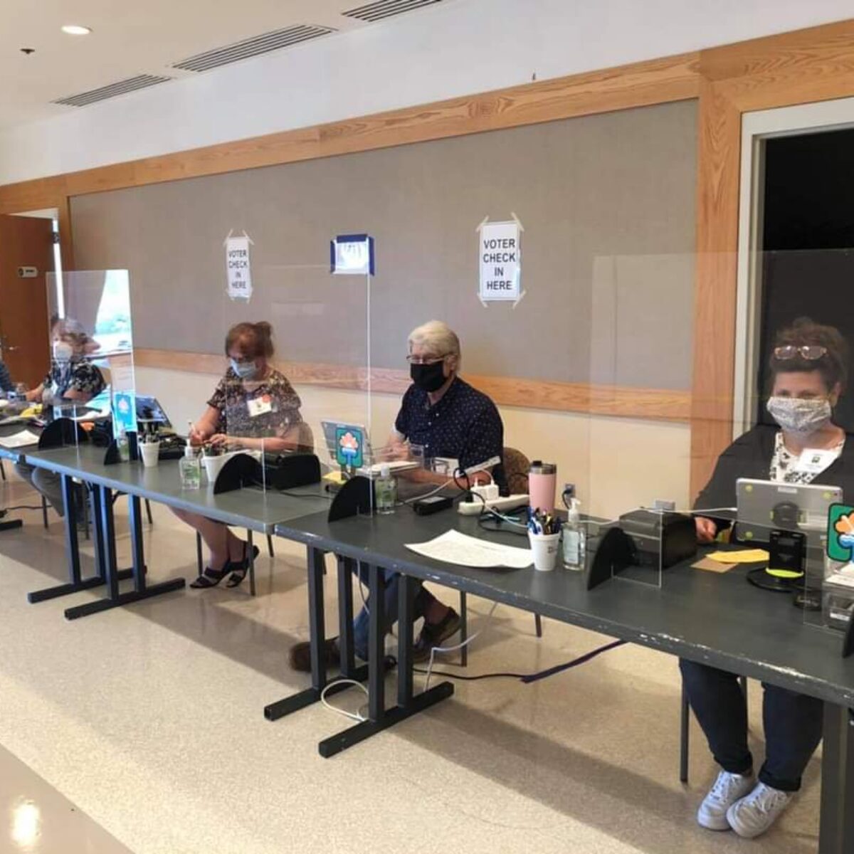 Live wait time display - U.S. Alliance for Election Excellence