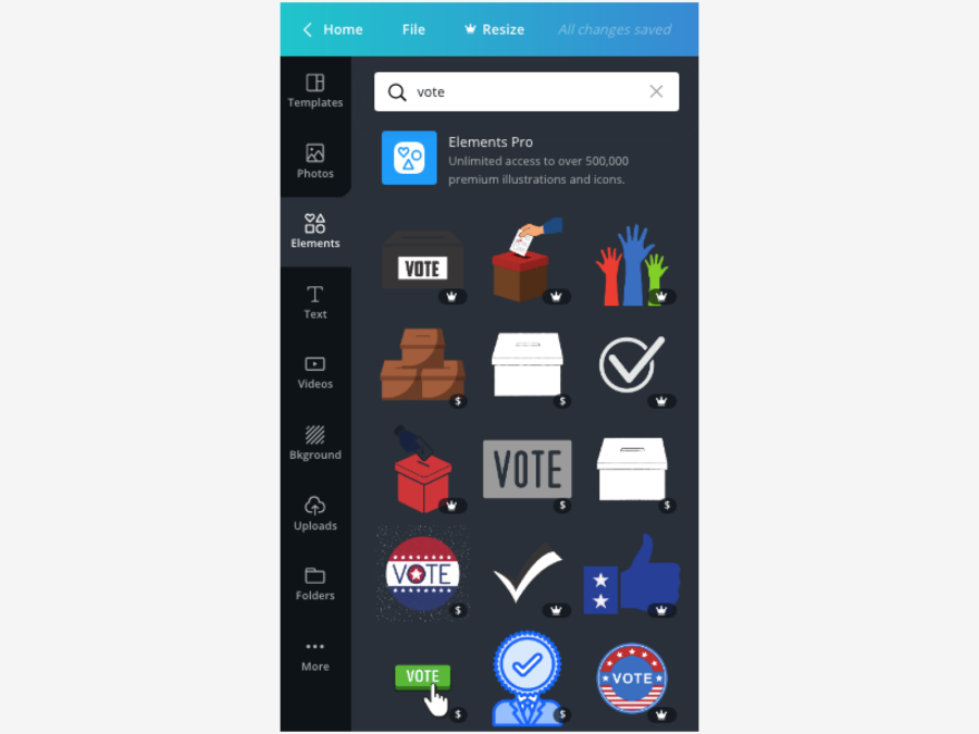 Voter outreach graphics - U.S. Alliance for Election Excellence