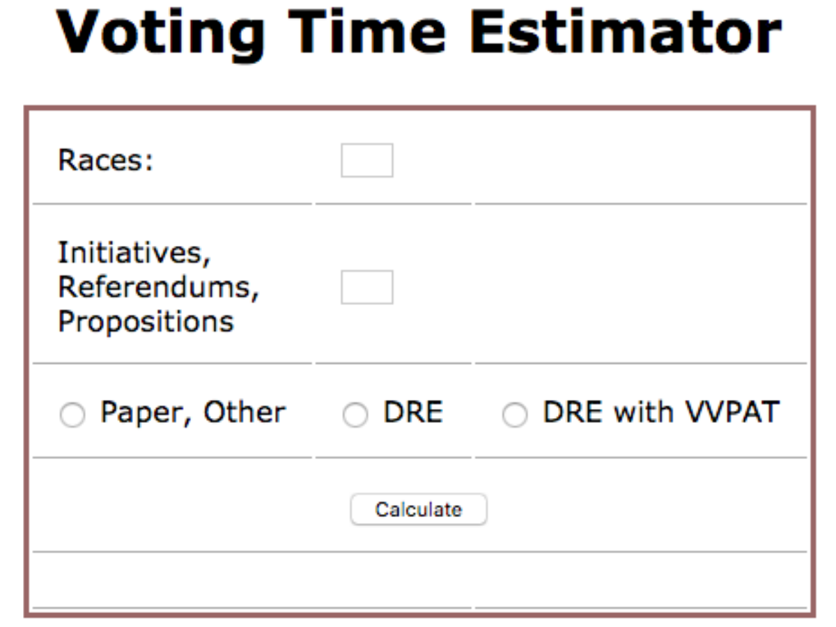 Polling place resource planner - U.S. Alliance for Election Excellence