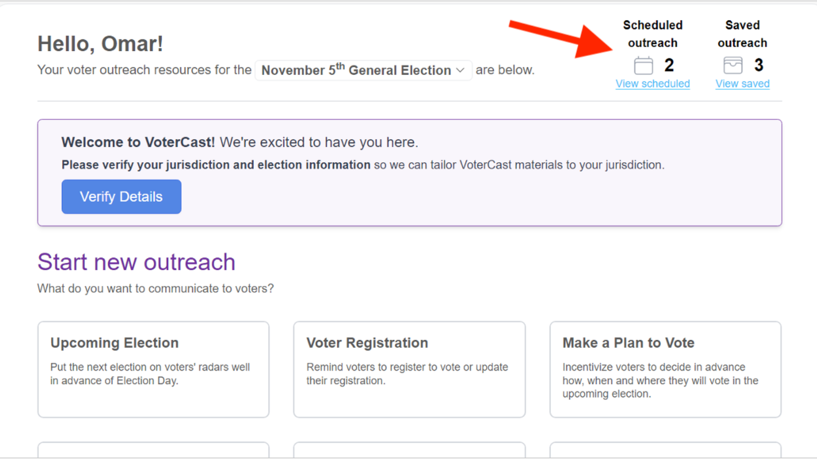 VoterCast: Customized voter outreach content - U.S. Alliance for ...
